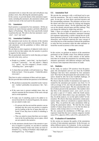 Annotation Of Emotion Carriers In Personal Narratives | PDF