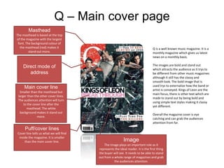 Annotation of music magazines | PPTX