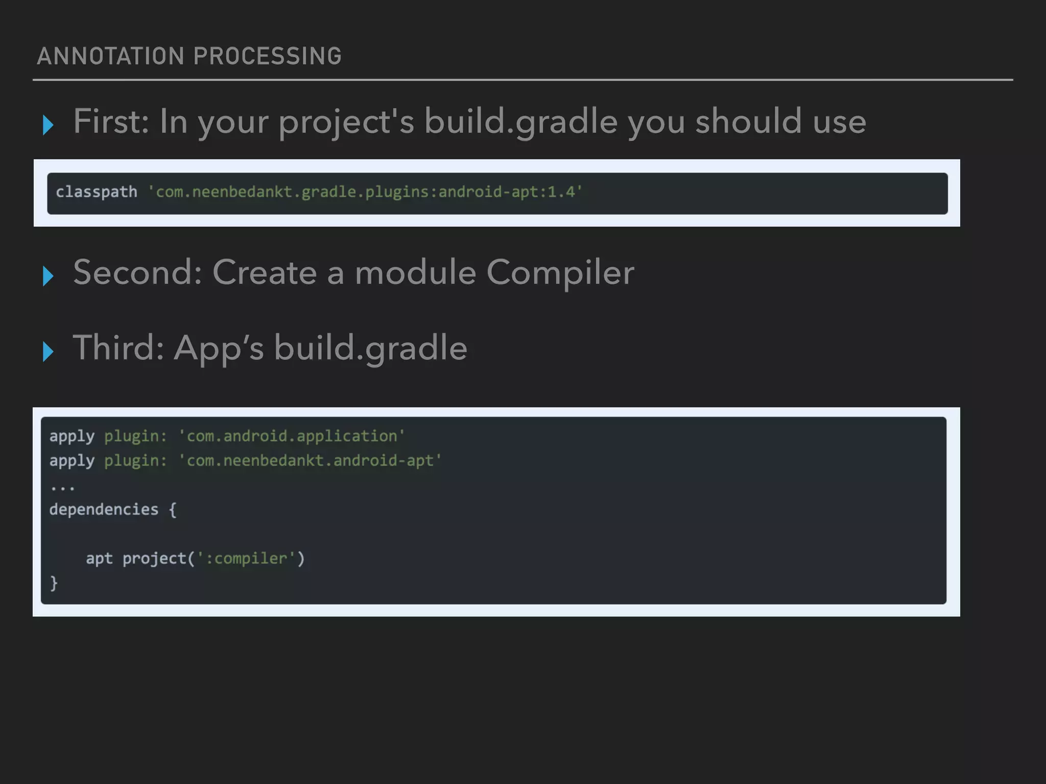 Annotation processing | PDF