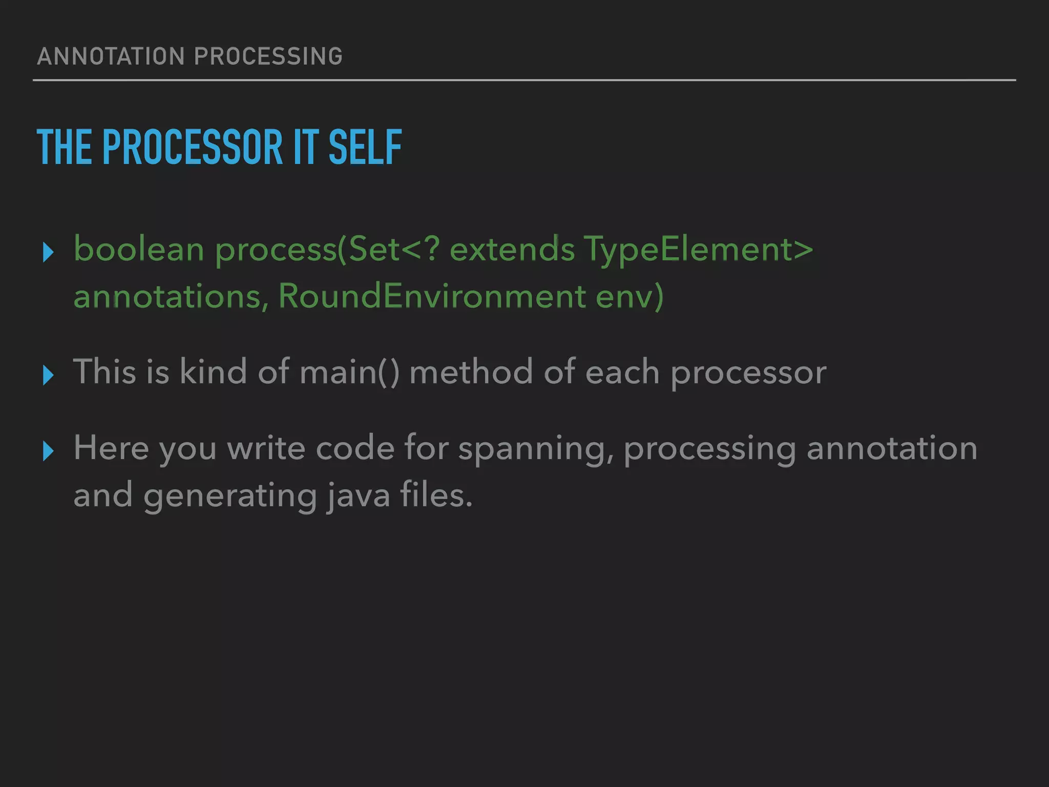 Annotation processing | PDF