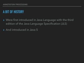 Annotation processing | PDF