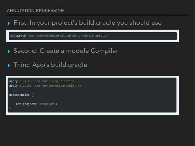 Annotation processing | PPT