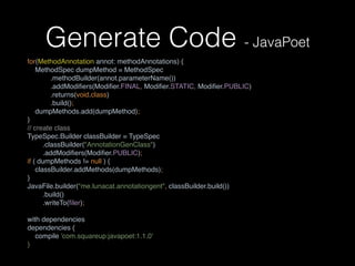 Annotation processing in android | PDF