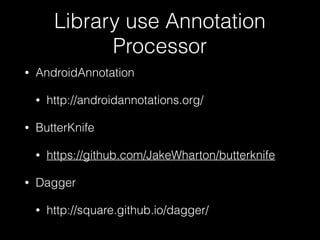 Annotation processing in android | PDF