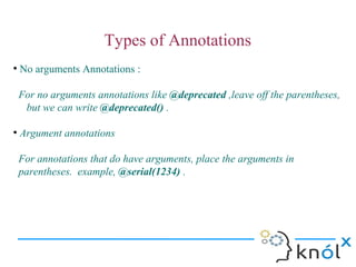 Annotations | PPT