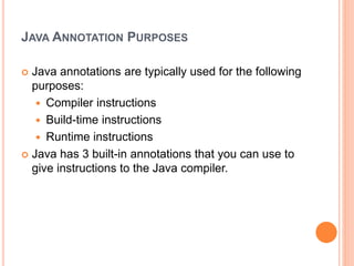 Annotations | PPT