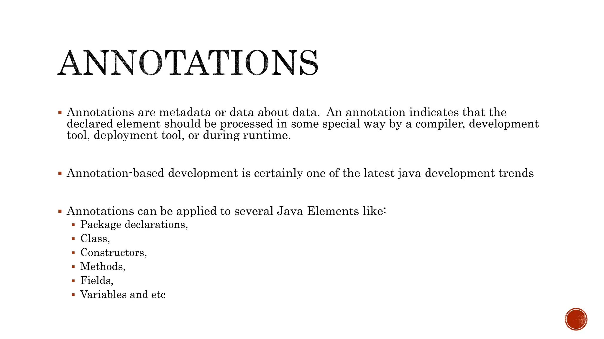 Annotations in Java Why are they important.pptx