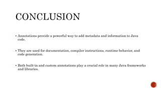 Annotations in Java Why are they important.pptx