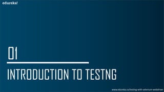 TestNG Annotations in Selenium | Edureka | PDF