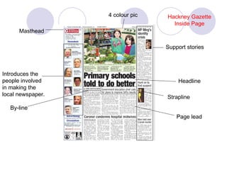 Annotations of 2 local newspapers and website | PPT