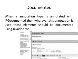 Java Annotations | PPTX