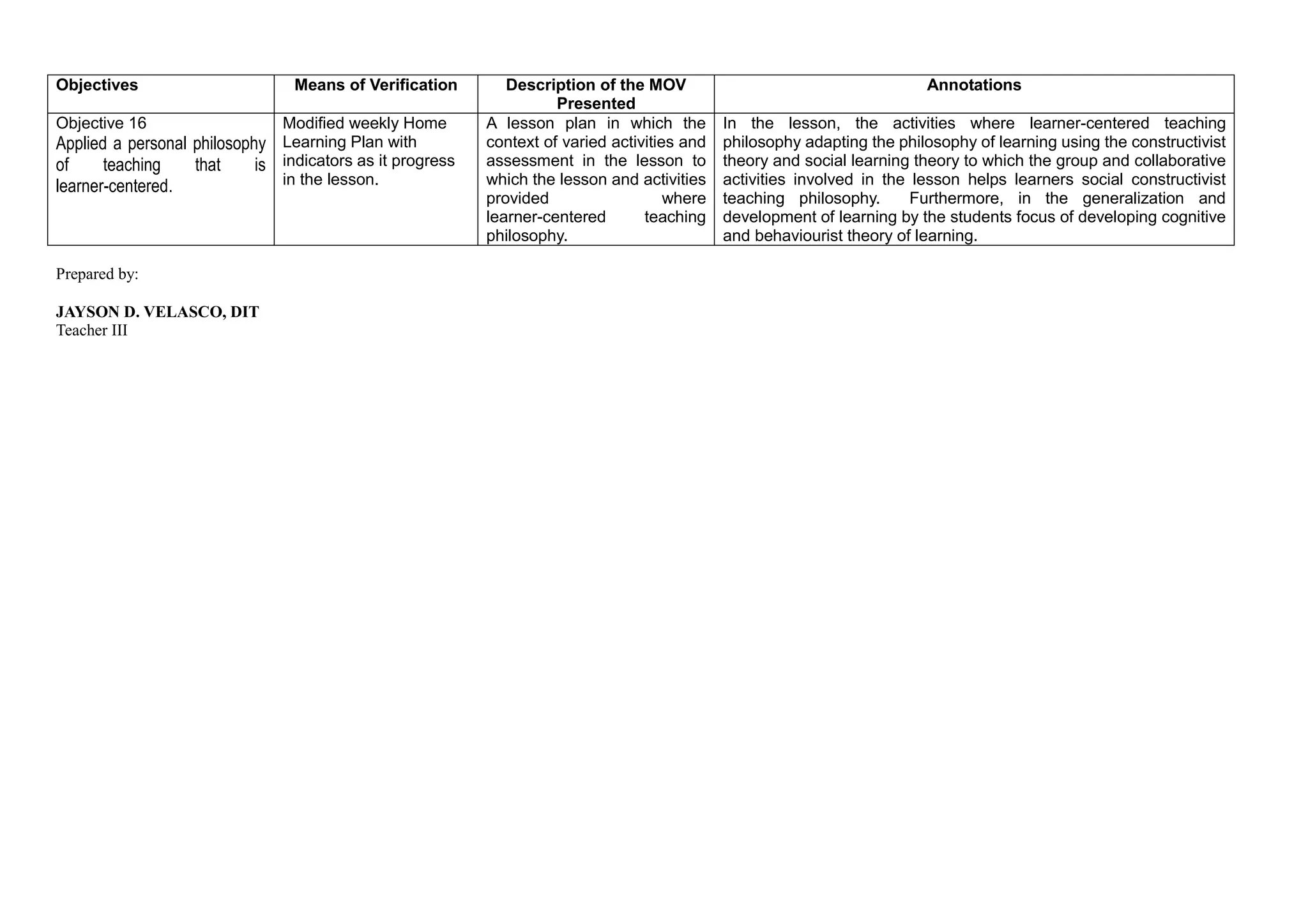 Annotation template for COT Proficient teacher.doc