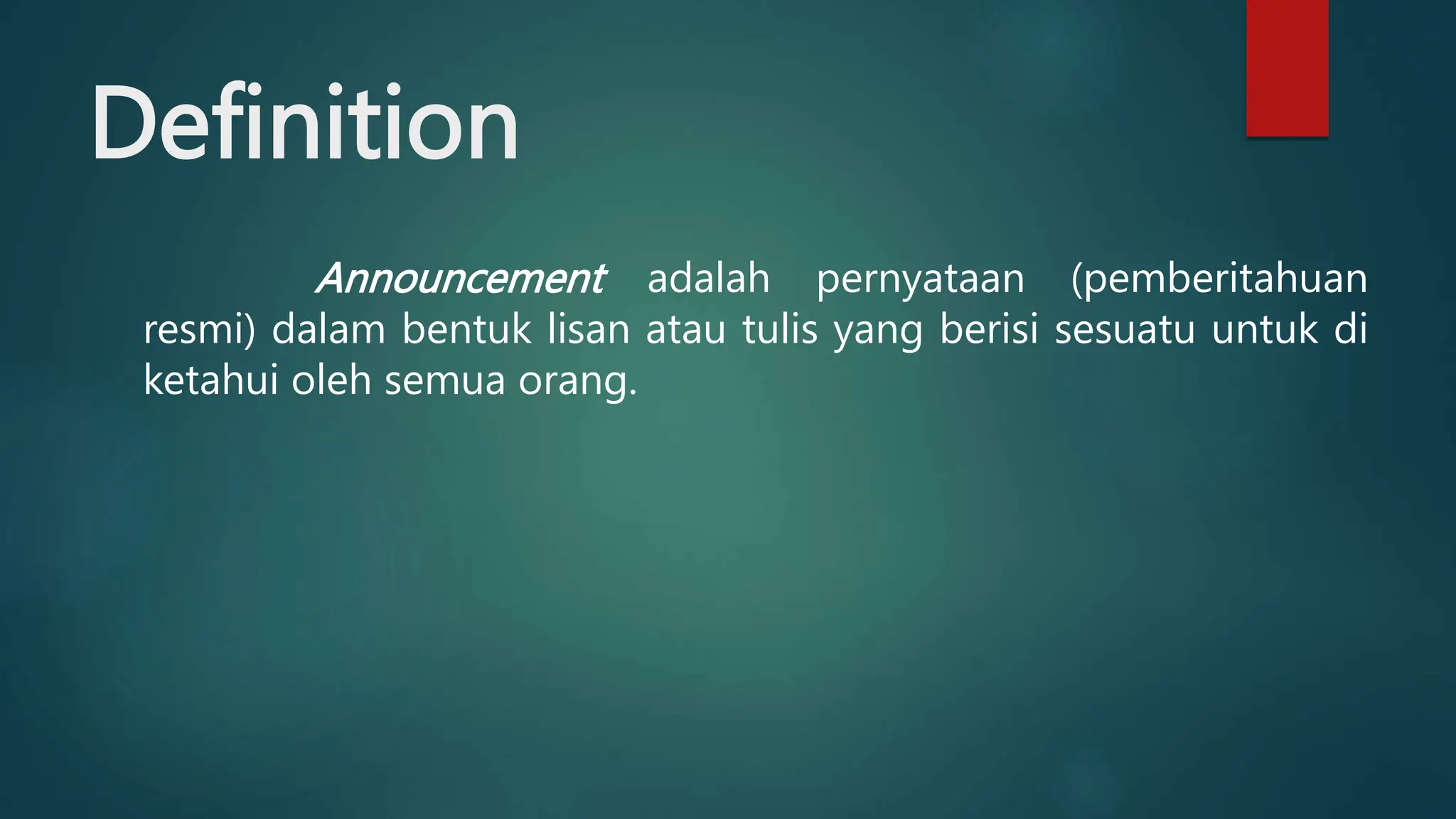 the slide of description, generic structure and language feature of ...