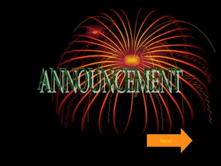 Announcement MATERIAL IN ENGLISH LESSON.ppt