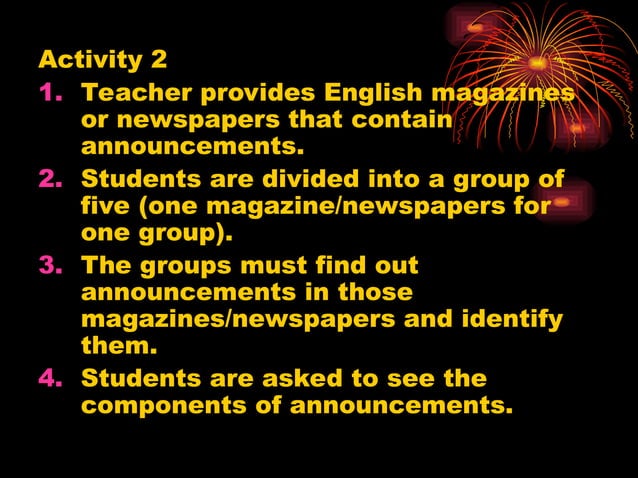 Announcement MATERIAL IN ENGLISH LESSON.ppt