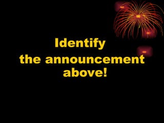 Announcement MATERIAL IN ENGLISH LESSON.ppt