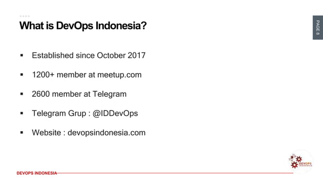 Announcement DevOps indonesia meetup @shopee | PPT