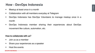 DevOps Indonesia #12 - Announcement DevOps indonesia meetup @shopee | PPTX