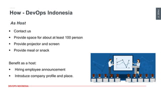 DevOps Indonesia #12 - Announcement DevOps indonesia meetup @shopee | PPTX