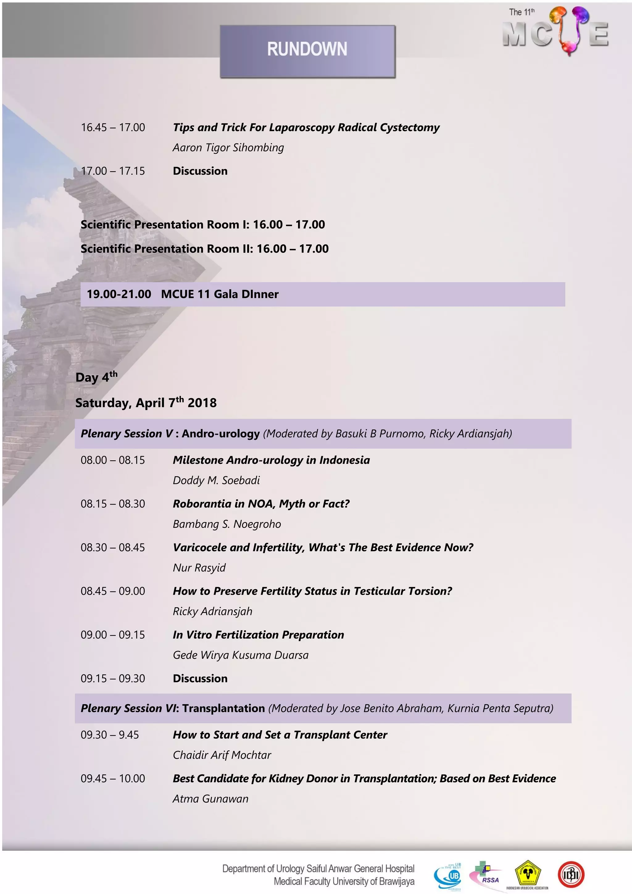 Announcement mcue xi | PDF