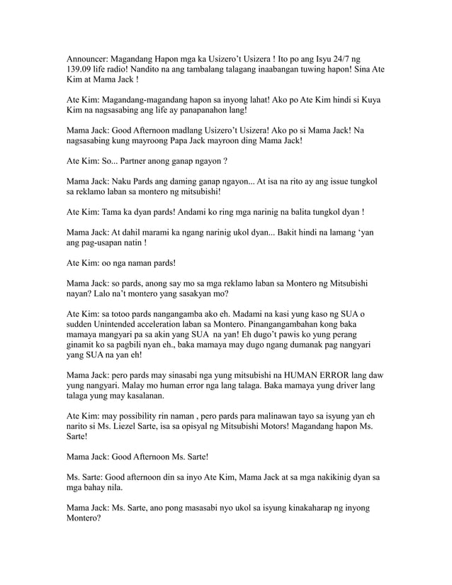 Bahagi Ng Ng Dulang Pang Radyo - vrogue.co