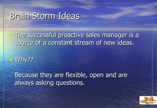 Announcing The 3 Rules Of Proactive Sales Managers | PPT