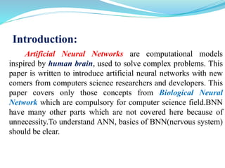Artificial neural network | PPTX