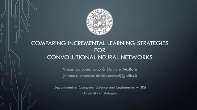 Comparing Incremental Learning Strategies for Convolutional Neural Networks | PDF