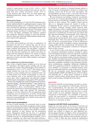 2016 EULAR FMS Guidelines | PDF | Physical Therapy | Wellness