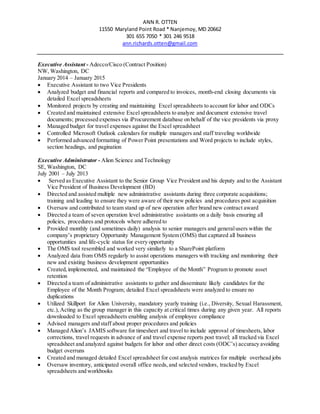 Ann R. Otten Resume' | PDF
