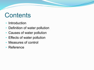 WaterPollution | PPTX