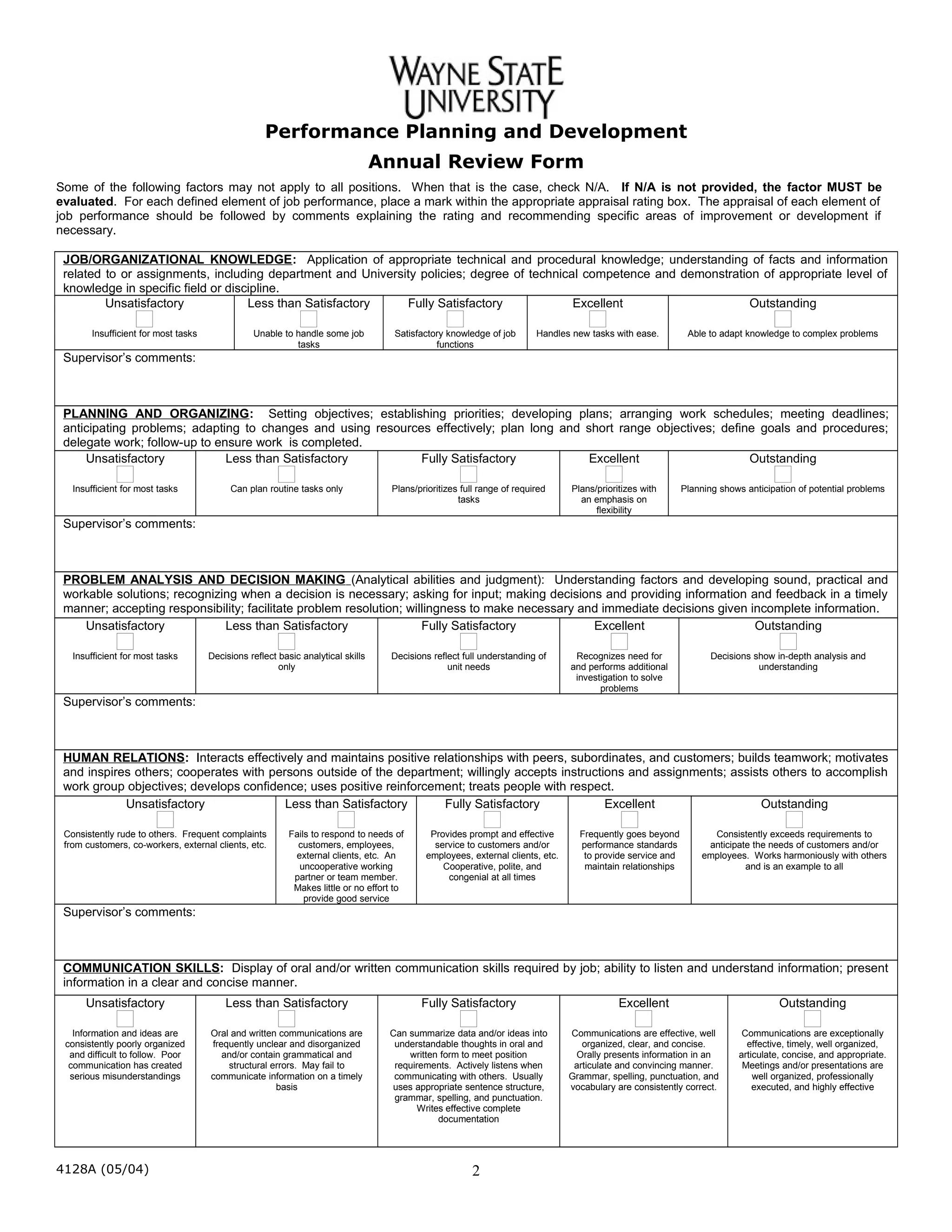 Annual appraisal-form | DOC