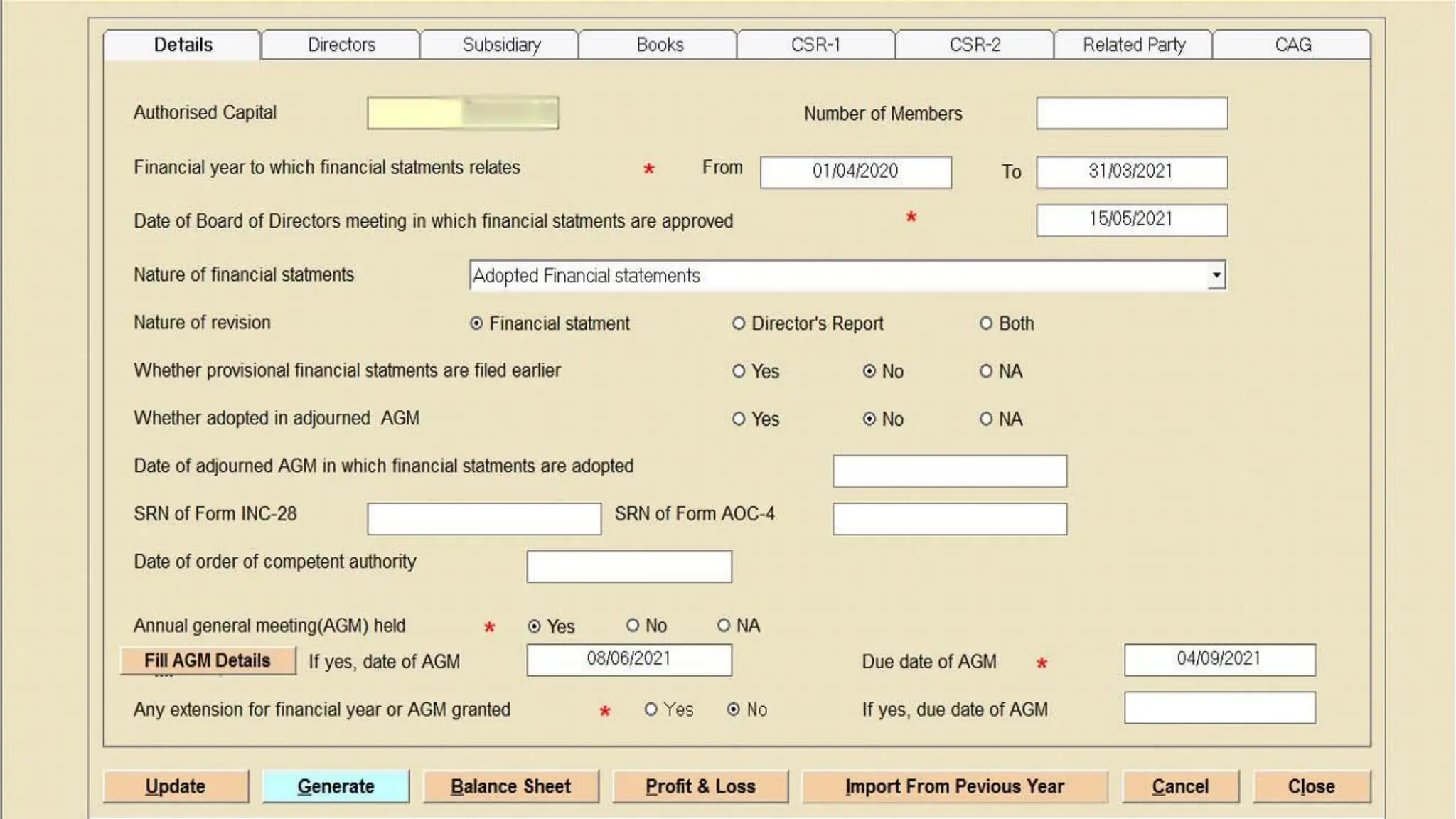 How to File AOC-4 Form Seamlessly Through Gen Complaw with XBRL Software? | PDF