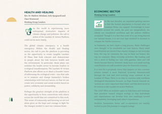 Laudato Si Action Platform: Annual Report | PDF