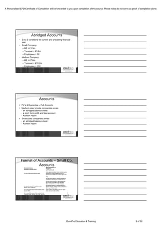 Annual Returns Accounts and Audit | PDF