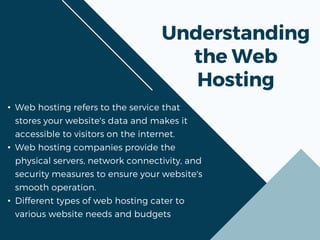 Building a Strong Foundation: A Guide to Choosing the Right Web Hosting ...