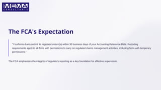 Annual FCA Reporting: A Practical Compliance Guide | PDF