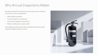 Annual Fire Extinguisher Inspection with eAuditor Audits & Inspections ...