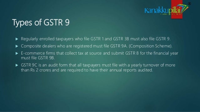 Annual GST Return Filling | PPTX