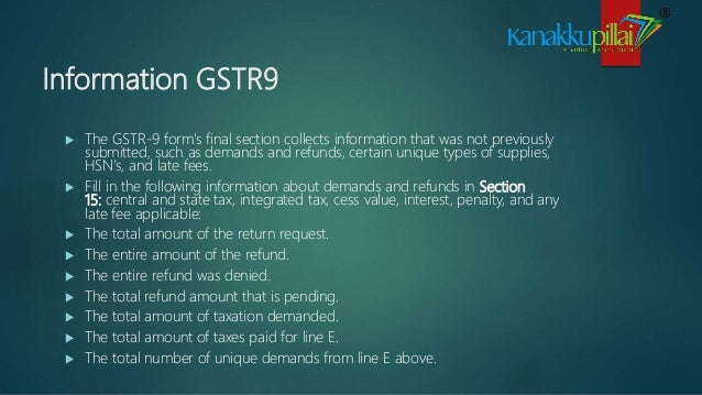 Annual GST Return Filling | PPTX