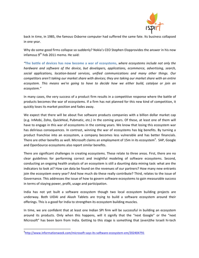 Software Products Will Transform India at Large | PDF | Technology Industry | Industries