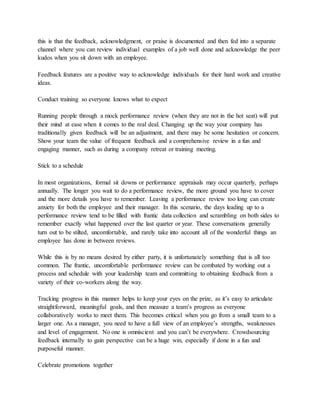 Annual performance appraisal report | DOCX