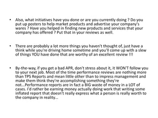 Annual performance review sample | PPT