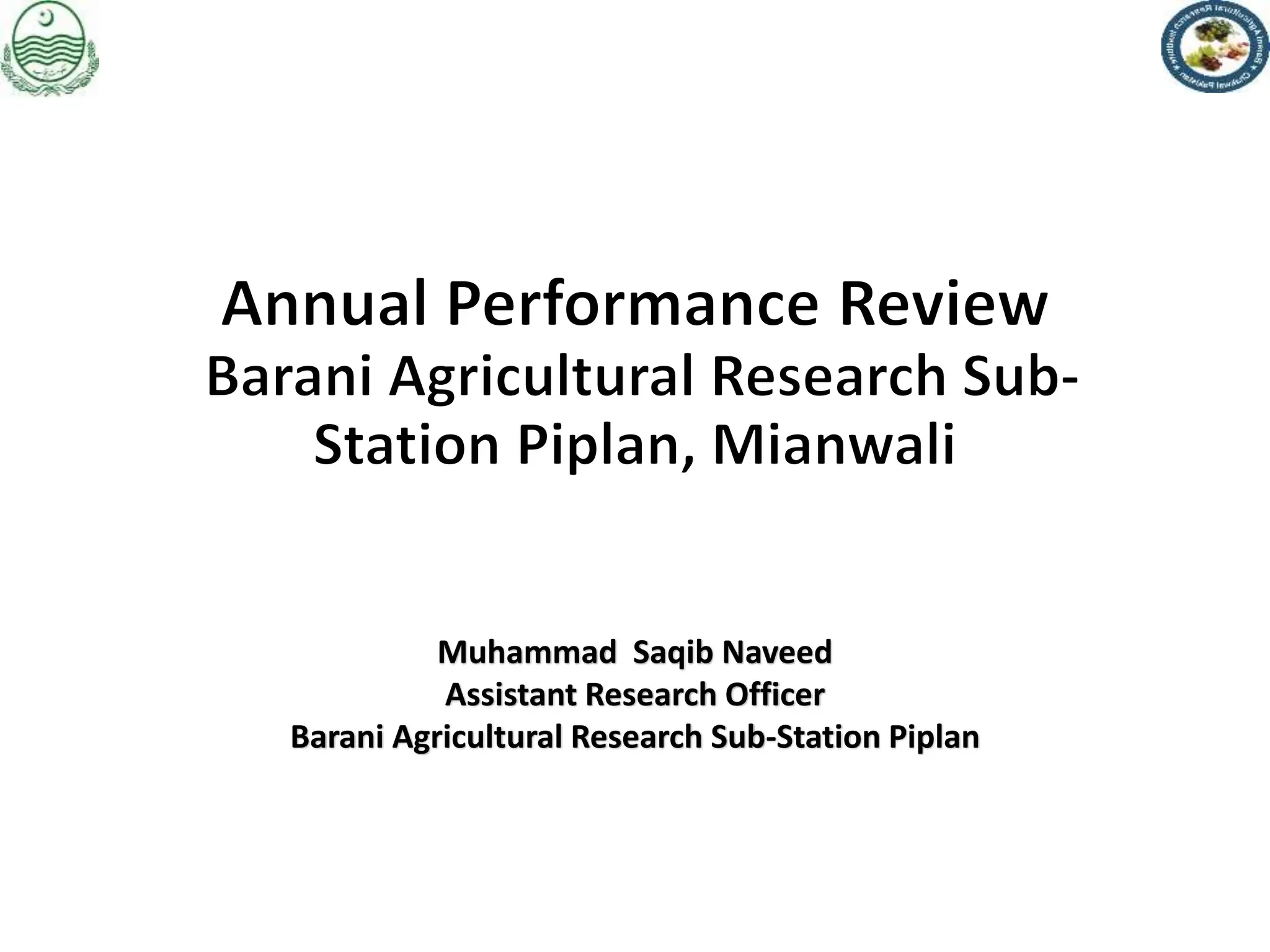 Annual perfromance review BARSS PIplan.pptx