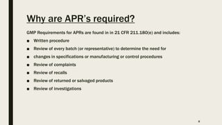 Annual product reviews | PPTX