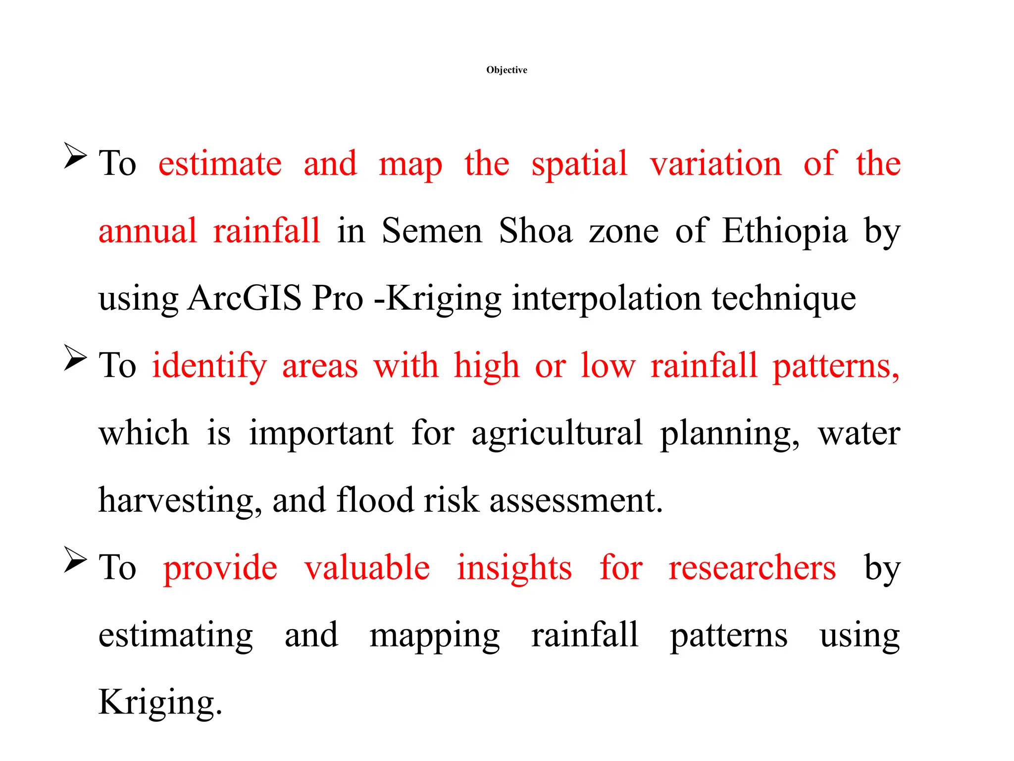 Annual rainfall Interpolation North Shoa Zone(Amhara region).pptx