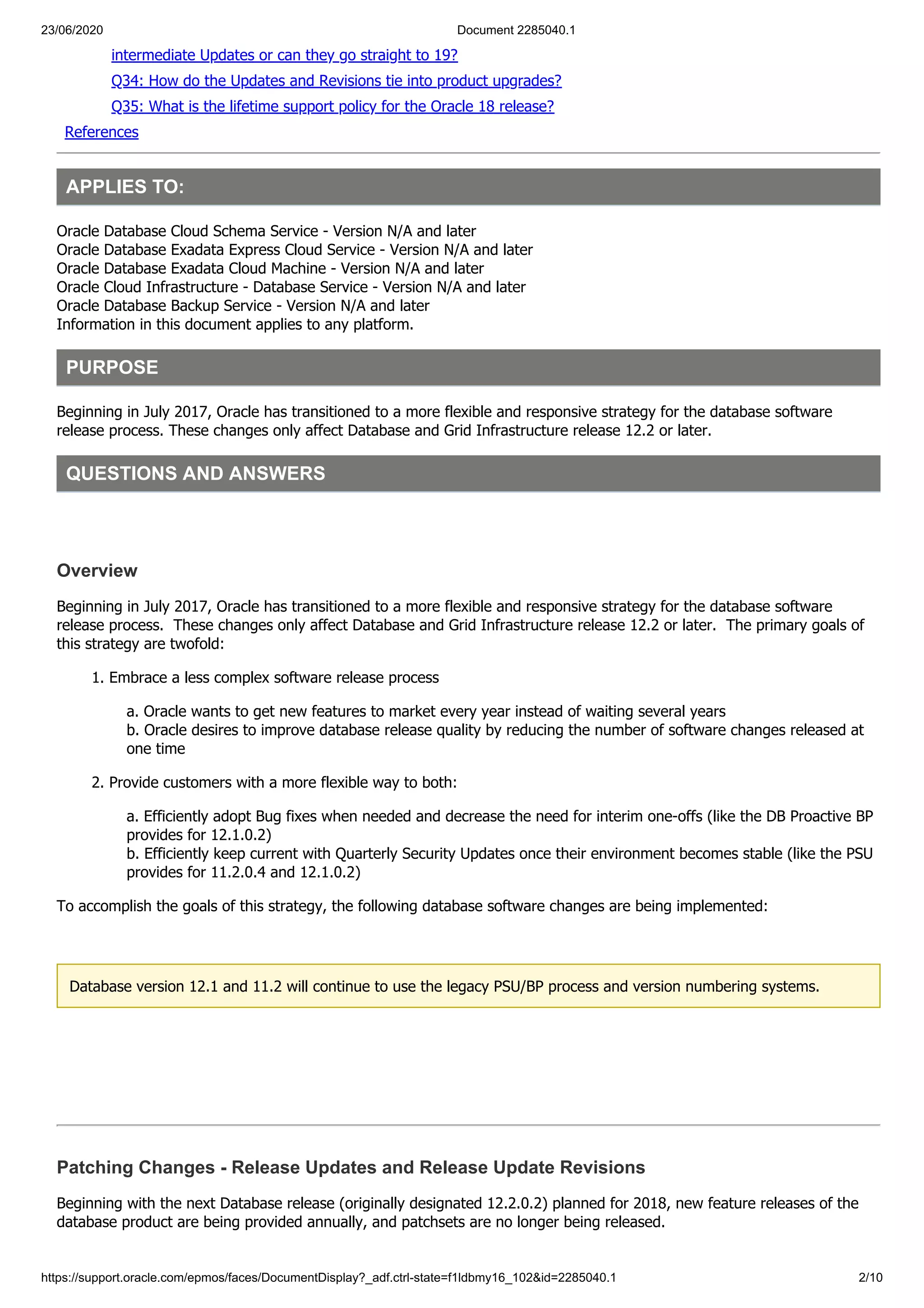 Annual release document 2285040.1 | PDF