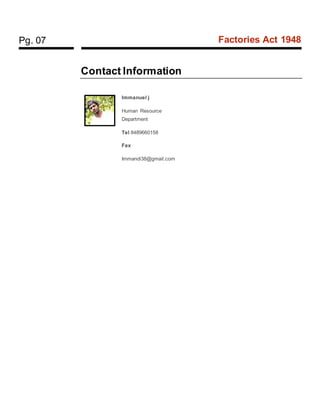 Factories&Boilers Common Annual Returns. | PDF