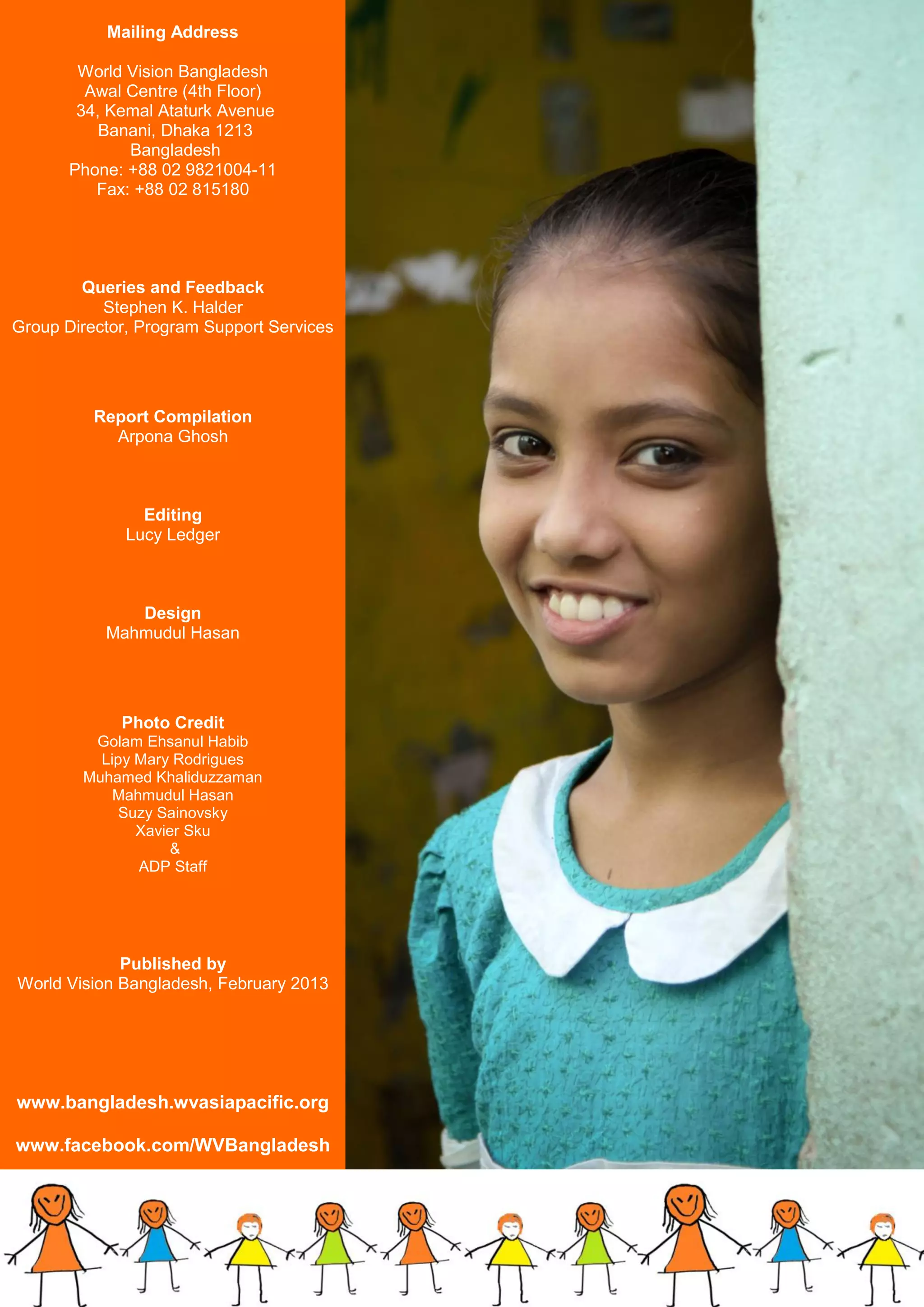 Annual report 2012 of world vision bangladesh | PDF