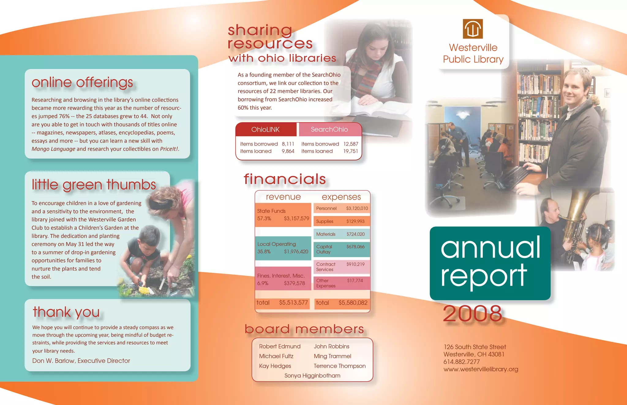 Annual Report 2008: Westerville Library | PDF